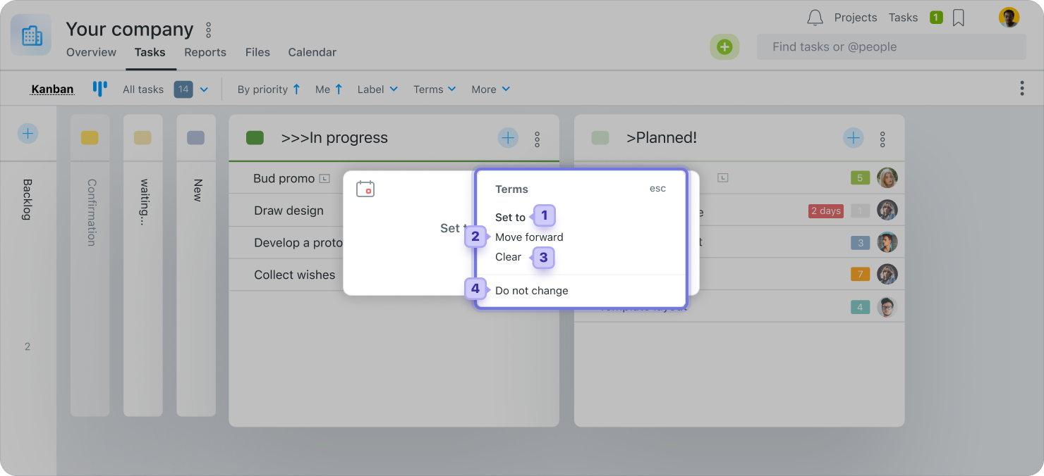 Worksection Kanban updates: project Kanban, due dates Kanban and new ...