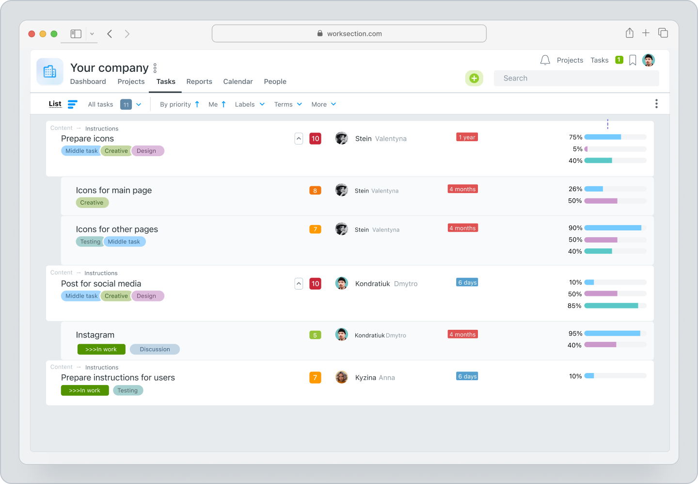 Worksection vs Bitrix24: ¿Qué elegir para la gestión de proyectos ...