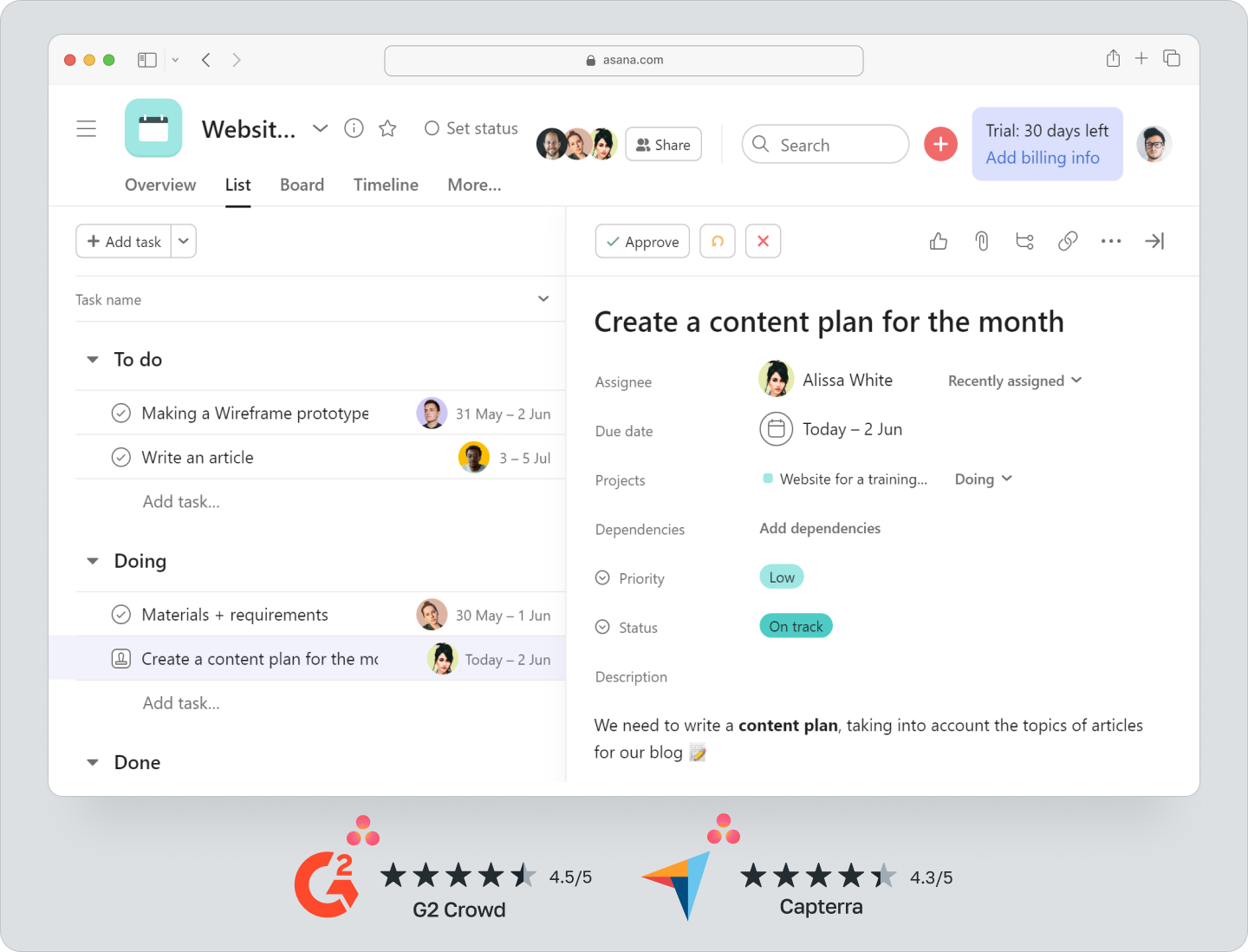 Le 10 migliori alternative a Todoist nel 2025