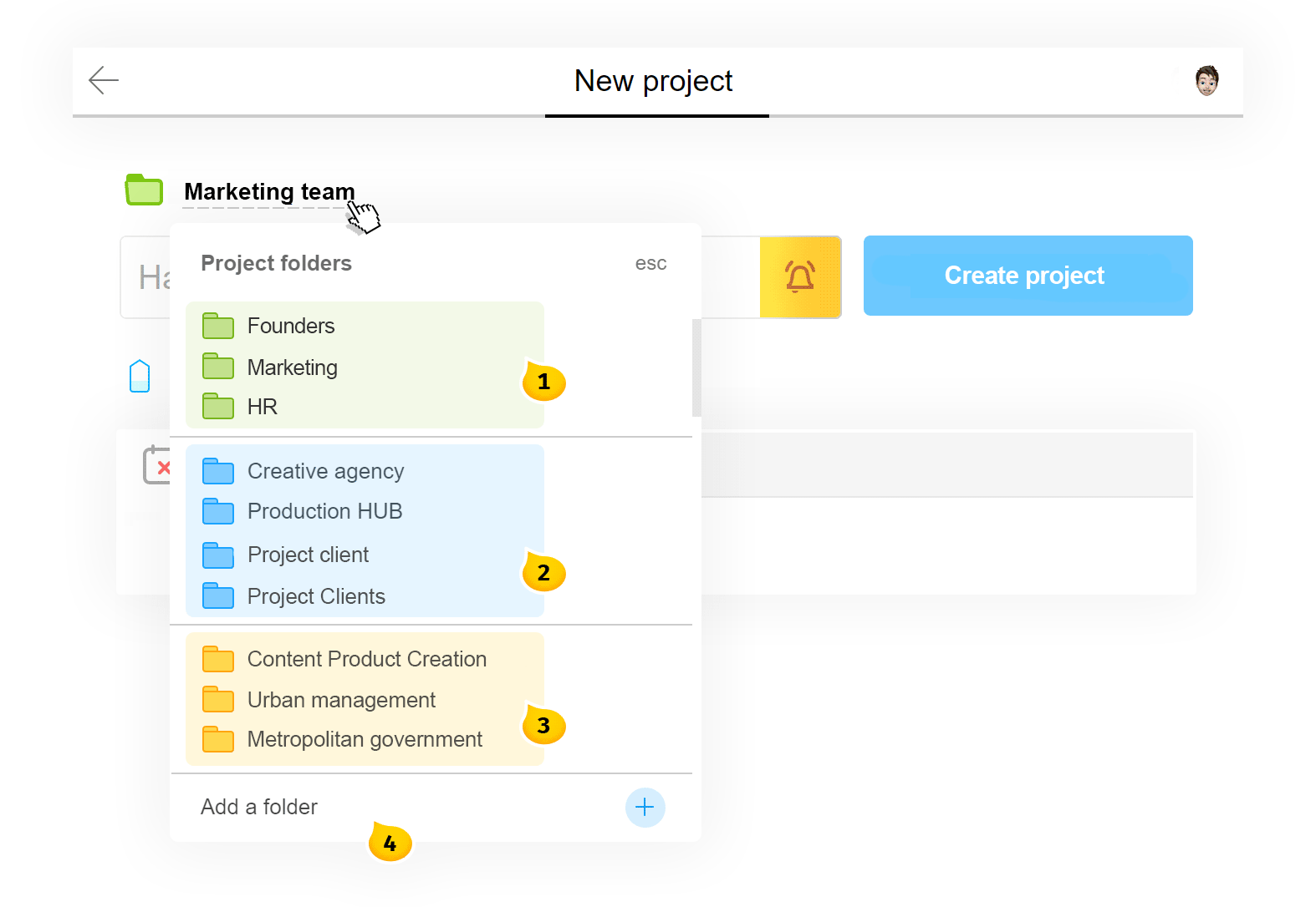 New Project Folders to Replace Main Company — Worksection Blog
